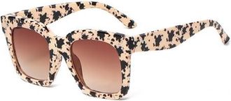 Generic Lunettes De Soleil Carr&eacute;es &Agrave; Grande Monture For Hommes Et Femmes, Verres De Soleil Polaris&eacute;s For La Conduite De F&ecirc;te(Multi-colored)