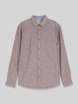 Tom Tailor Regular Fit Freizeithemd aus Leinen-Baumwolle-Mix