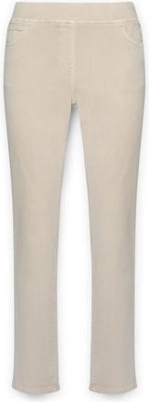 Elena Miro Femme, Pantalons, Beige, Taille: 40 FR Jeggings &agrave; enfiler