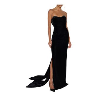 Elisabetta Franchi Red Carpet Dress - - Dresses - Damen - Schwarzk - 2XL