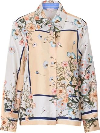 Liu Jo Femme, Blouses et Chemises, Multicolore, Taille: 40 FR Liu Jo Chemises Blue