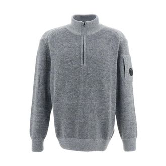 C.P. Company C.p. Company - Pull &agrave; col roul&eacute; - Homme - Pulls - Gris - Taille: M