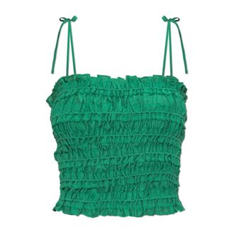 Tory Burch Draped Camisole Top - - Tops - Damen - Gr&uuml;n - M