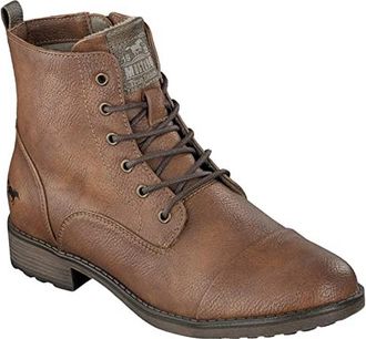 Mustang Jeans Bottine Femme 1359-502, Pointure:37 EU, La Couleur:Marron