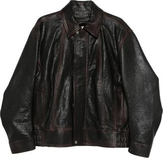 Golden Goose Journey MS Prince Calf Leather Jacket