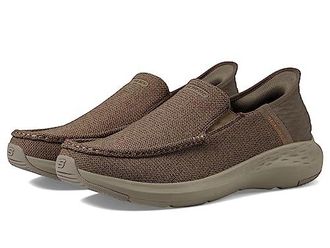 Skechers Parson Ralven Chaussures à Enfiler pour Homme, Taupe, 16 Wide
