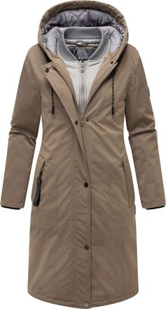 Marikoo Damen Winterjacke Ledalaa mit Kapuze