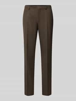 HUGO BOSS Slim Fit Business-Hose mit Bundfalte