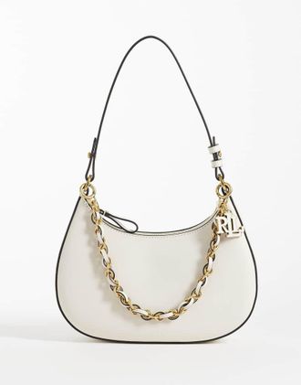Ralph Lauren Marcy - Schultertasche in Wei&szlig;