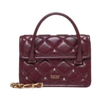 Silvian Heach Gesteppte Tasche mit Griff und Kette - - Bags - Damen - Rot - ONE SIZE