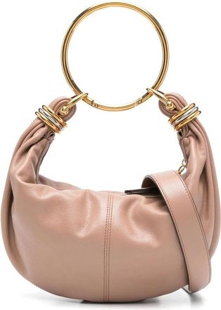 Chlo&eacute; Femme, Sacs, Rose, Taille: ONE Size Sac &agrave; Bandouli&egrave;re en Cuir Rose