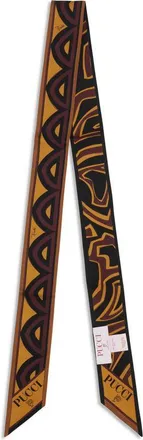 Emilio Pucci Geometric Silk Twill Scarf - Multicolor