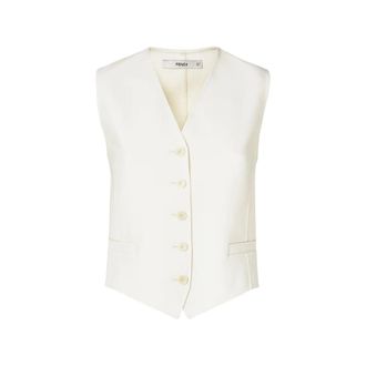 Fendi Ivory Wool Gilet