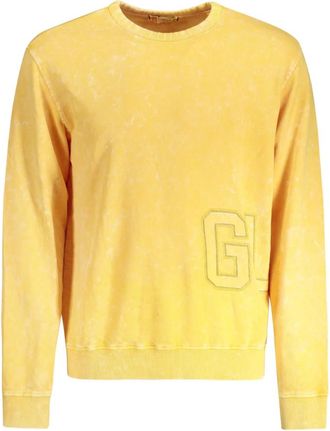 Guess Homme, Sweatshirts et sweats &agrave; capuche, Jaune, Taille: XL Eco Logo Jumper