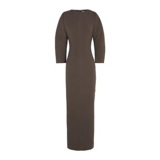 Cortana Bawa- figurbetontes braunes Kleid - - Dresses - Damen - Braun - XS
