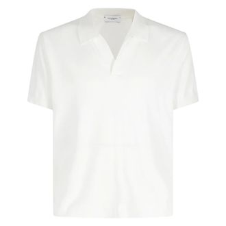 Paolo Pecora Homme, Tops, Blanc, Taille: 2XL Maglia a Polo