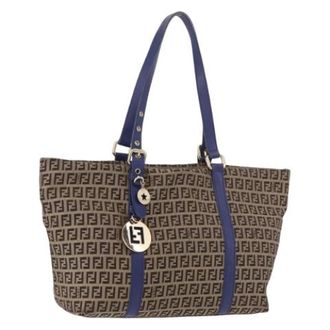 Fendi Pre-owned Vintage Zucchino Canvas Tote Bag - - Pre-owned - Damen - Braun - ONE SIZE