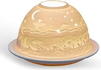 Light-Glow Teelichthalter - Sternennacht LD90048