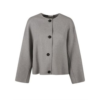 Max Mara Leichte Jacke - - Jackets - Damen - Grau - XS