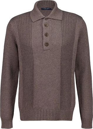 Frescobol Carioca polo Romano à manches longues - Marron