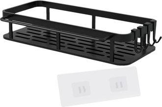 Supvox Selbstklebendes Duschregal aus Edelstahl Wandmontiertes Badezimmer Wandregal mit Gro&szlig;em Fassungsverm&ouml;gen Rostfrei f&uuml;r Shampoo und Duschzubeh&ouml;r ohne Bo