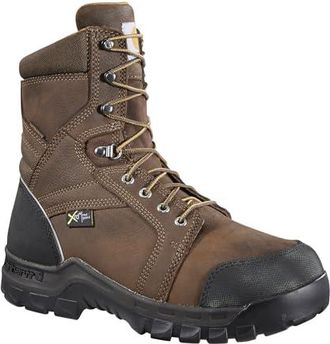 Carhartt Work in Progress Mens 8 Rugged Flex MET Guard-M, Dark Brown Oil Tanned, 8.5 W US