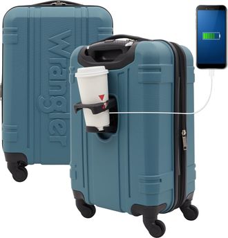 Wrangler Astral Hartschalen-Koffer f&uuml;r Handgep&auml;ck, 50,8 cm, Hydro, 20-Inch Carry-On
