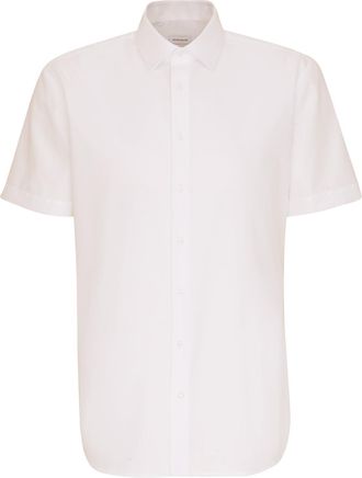 Seidensticker Herren Business-Hemd - Shaped Fit - B&uuml;gelfrei - Kent Kragen - Kurzarm - 100% Baumwolle