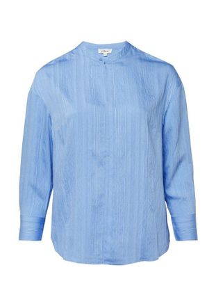 s.Oliver Langarmbluse Bluse Strukturierte Viskosemix-Bluse im Relaxed Fit