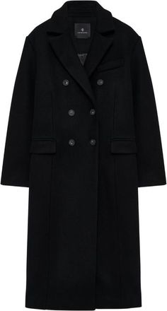 Anine Bing Sali Maxi Coat - Black