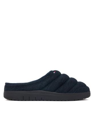 Tommy Hilfiger Hausschuhe Premium Comfort House Shoe FM0FM06014 Dunkelblau