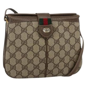 Gucci Pre-owned Vintage GG Canvas Schultertasche - - Pre-owned - Damen - Beige - ONE SIZE