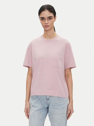 Lee T-Shirt Pocket 112363619 Violett Relaxed Fit