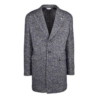 Manuel Ritz Cappotto - - Coats - Herren - Blau - XL