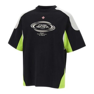 Casablanca Homme, Tops, Noir, Taille: S T-Chemises