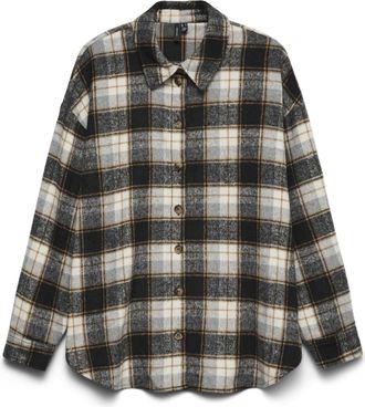 Vero Moda Damen Vmnaya L/S Shirt WVN Ga, Black, Medium