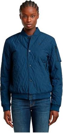 G-Star Bomber Wmn Ls Bomber pour femme, Bleu (dk sea blue D26505-D712-1023), L