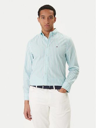 Tommy Hilfiger Hemd MW0MW42440 Gr&uuml;n Regular Fit