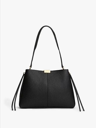 Tommy Hilfiger Sac porté épaule Casual en cuir grainé