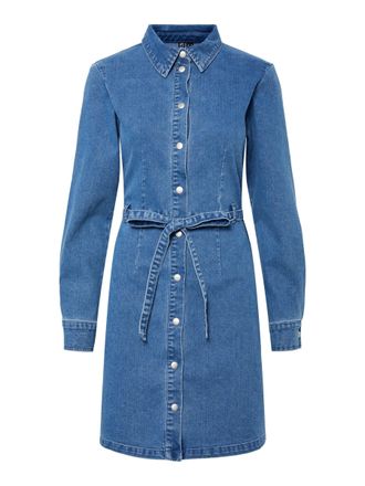 Pieces Pcsilje Ls Denim Dress