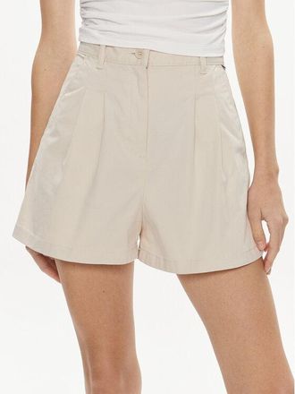 Tommy Jeans Stoffshorts Claire DW0DW17775 Beige Regular Fit