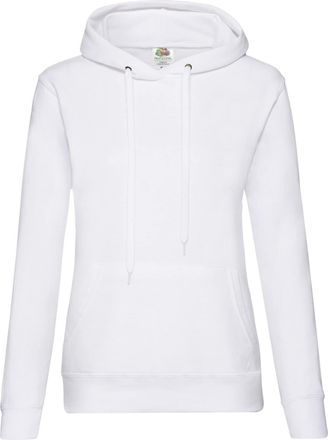 Fruit Of The Loom Classic Hooded Sweat Lady-Fit - Farbe: White - Größe: XXL