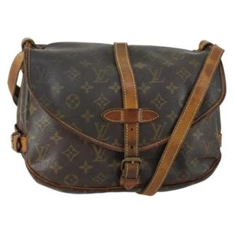 Louis Vuitton Sac bandouli&egrave;re vintage en toile Pre-owned - Femme - Pre-owned - Brun - Taille: ONE Size