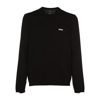 HUGO BOSS Schwarzer Pullover - - Knitwear - Herren - Schwarzk - L