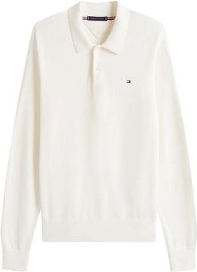 Tommy Hilfiger United Polo mit langen &Auml;rmeln in Baumwolle und Chachemire