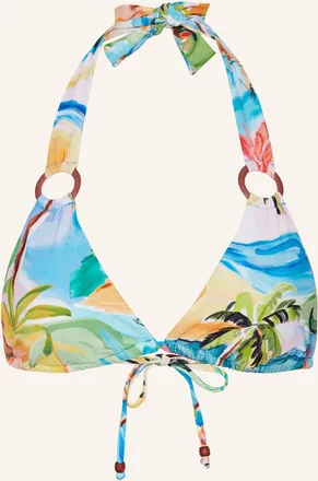 Seafolly Triangel-Bikini-Top South Pacific blau