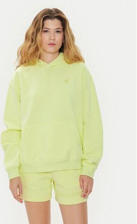 New Balance Sweatshirt WT41537 Gr&uuml;n Relaxed Fit