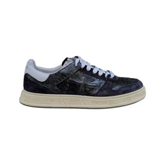 Premiata Schwarze Quinn Leder Sneakers - - Shoes - Herren - Schwarzk - 42 EU