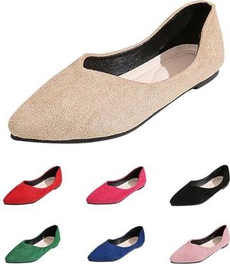 Generic Mocassins pour femme - Bout pointu - Ballerines - Mocassins - Pour le bureau - Classiques - Pour le travail - D&eacute;contract&eacute;es - L&eacute;g&egrave;res et confortables 