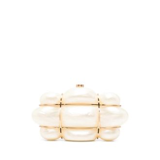 Cult Gaia Bolla Pearl-effect Clutch Bag